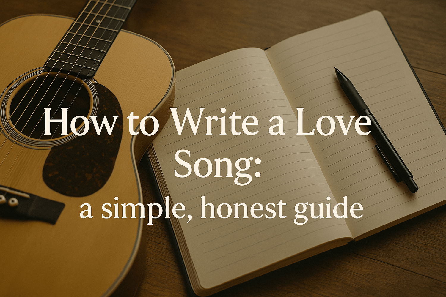 How to Write a Love Song: A Simple, Honest Guide – Logan Ransley